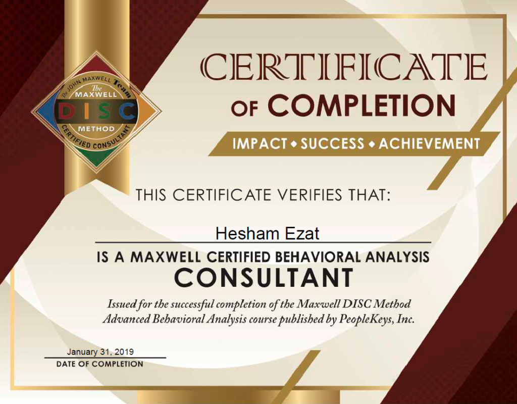 The Maxwell DISC Method “Benchmark and Interview Process” – Lementor ...